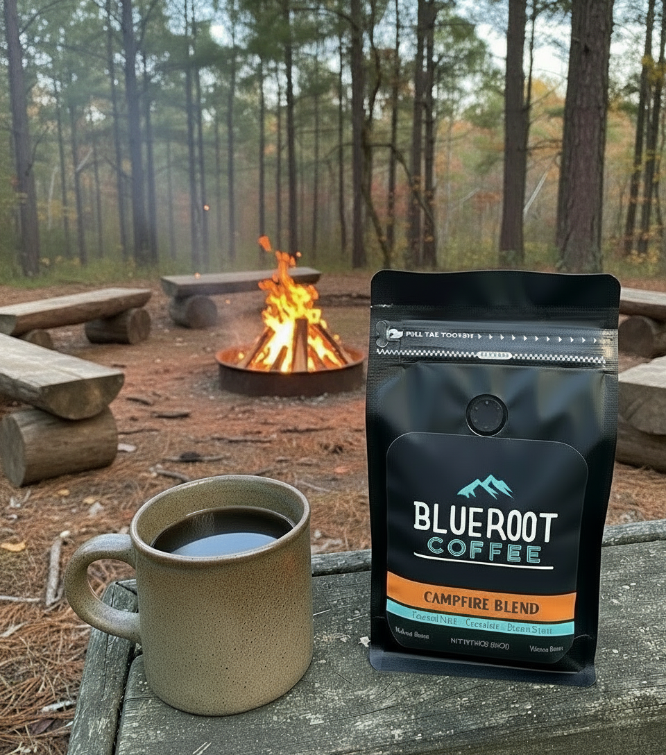 Campfire Blend Coffee - Medium Roast with Toasted Nuts & Chocolate ...